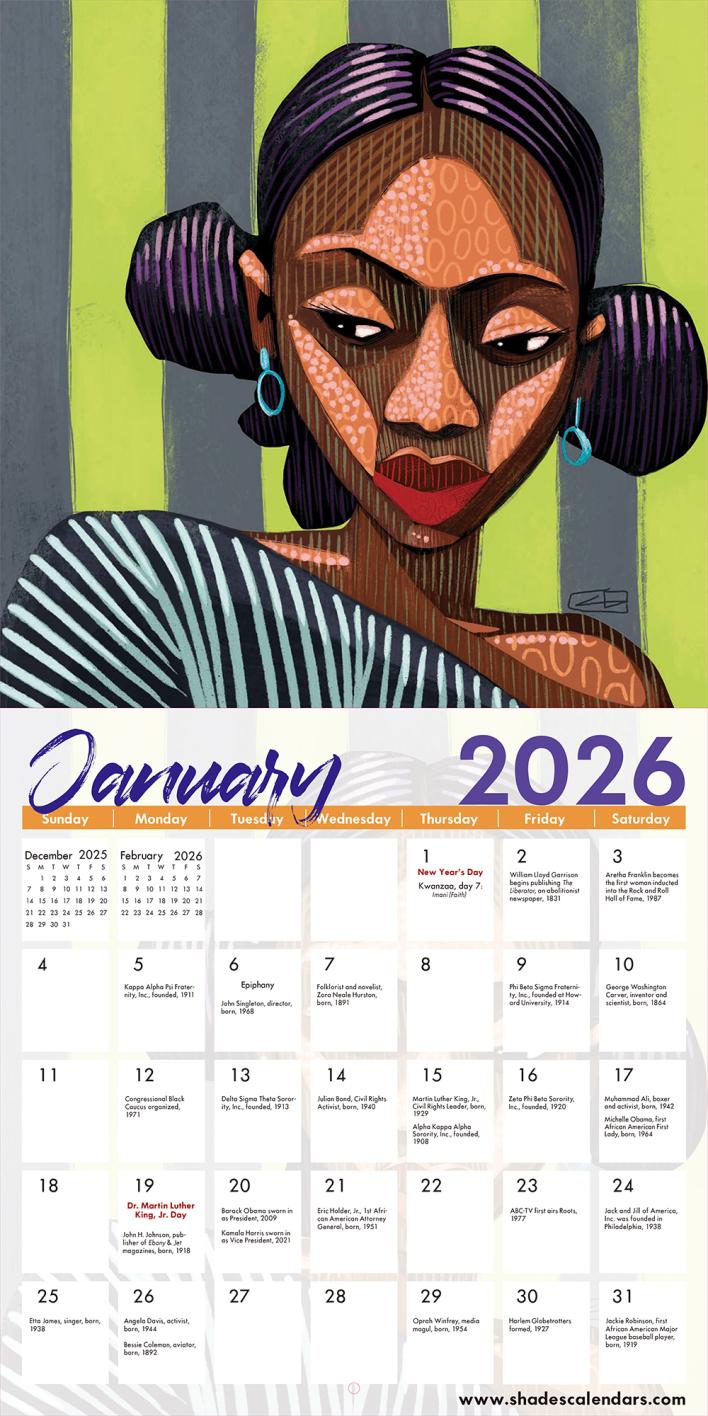 For The Culture 2026 Wall Calendar