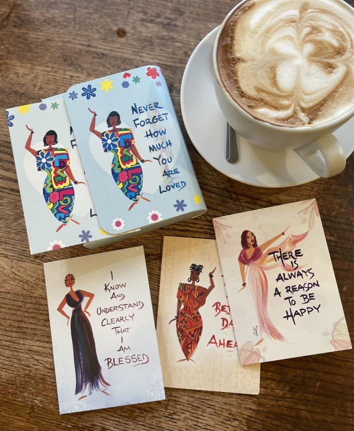 Cidne Wallace Assorted Blank Note Cards - Shades of Color