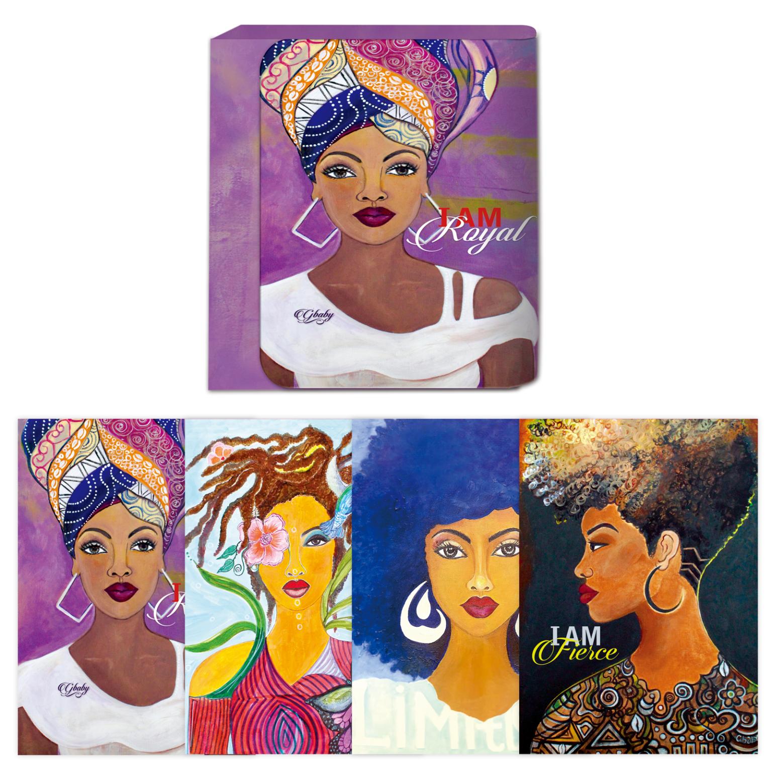 Cidne Wallace Assorted Blank Note Cards - Shades of Color