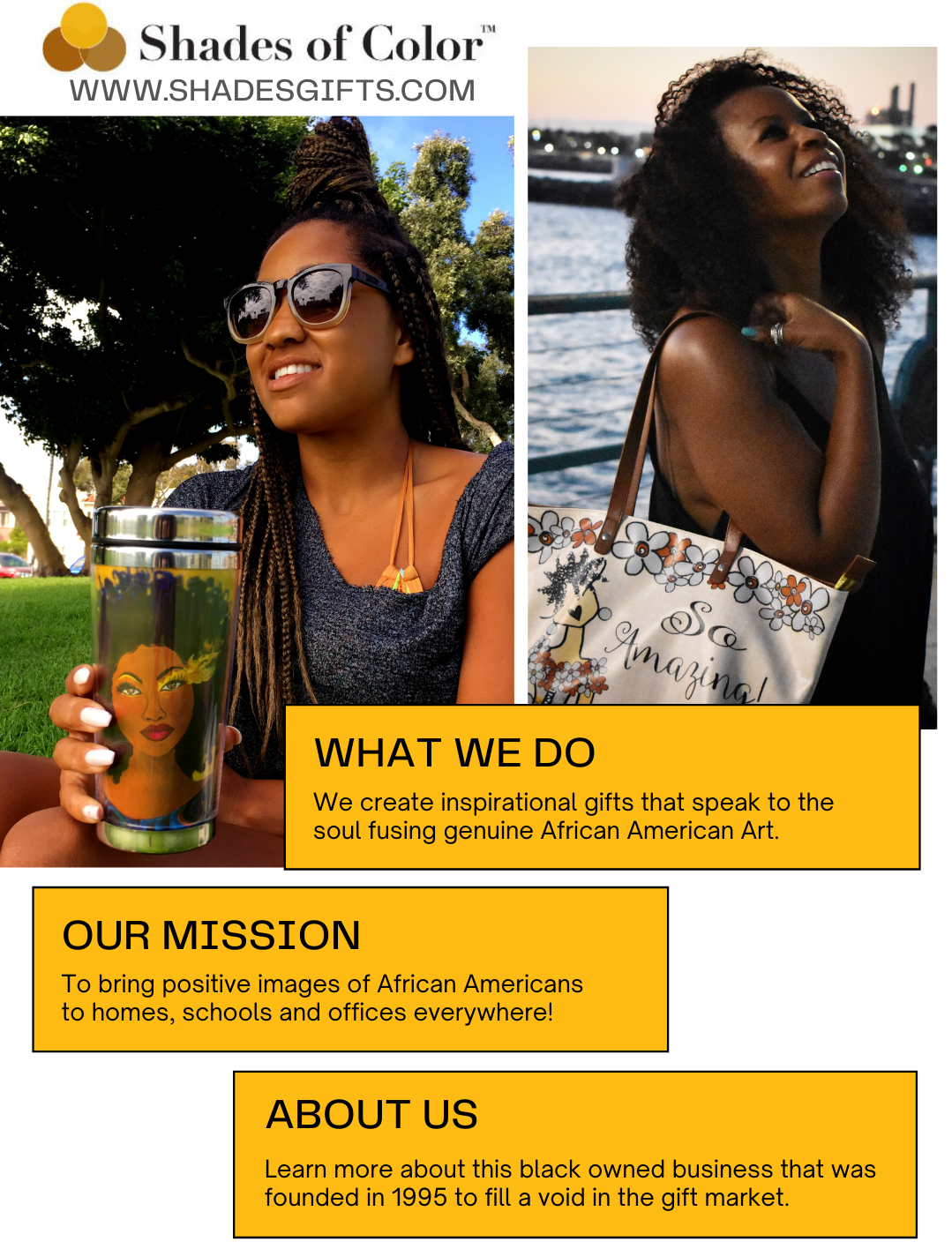 Shades of Color Bio Page - Shades of Color