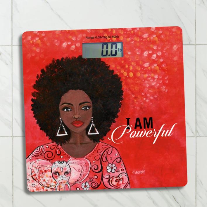 I Am Powerful Digital Body Scale - Shades of Color