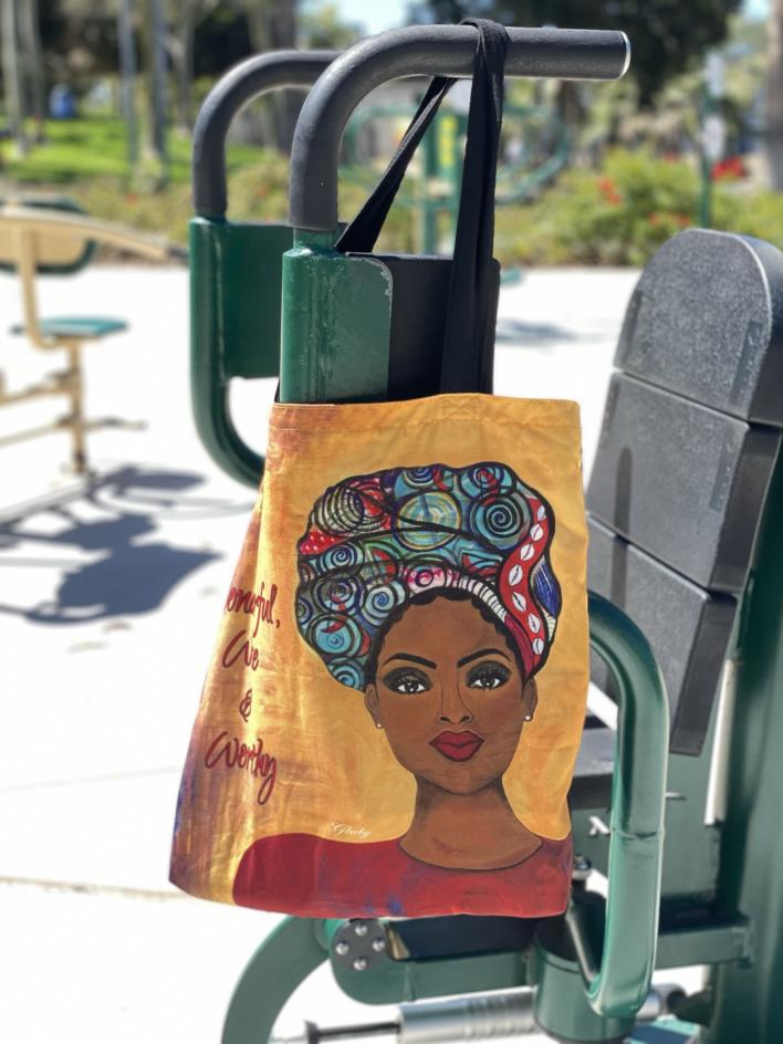 Wonderful, Wise & Worthy Foldable Canvas Shopping Bags