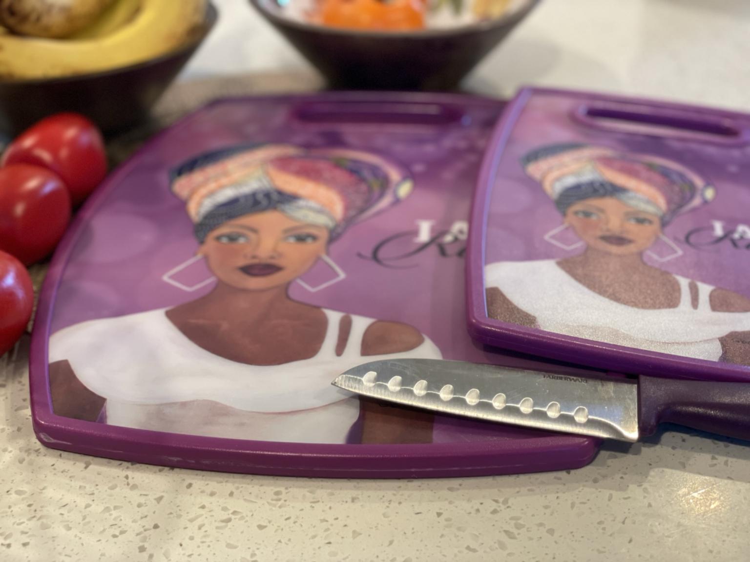 I Am Royal Cutting Boards - Set of 2 - Shades of Color