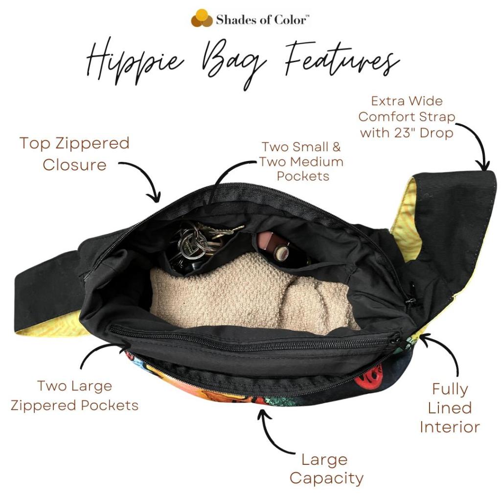 Sunflower Hippie Bag - Shades of Color