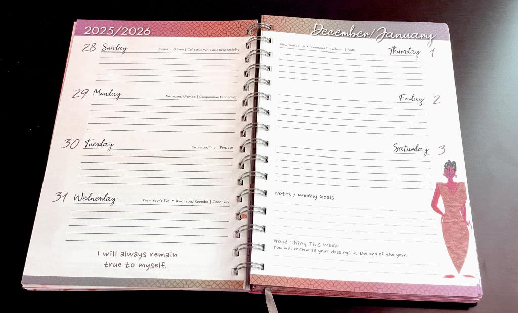 You Can't Keep A Good Sistah Down 2026 Weekly Inspirational Planner