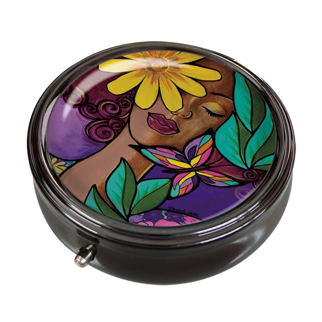 Pill Box Cases - Shades of Color Black Gifts