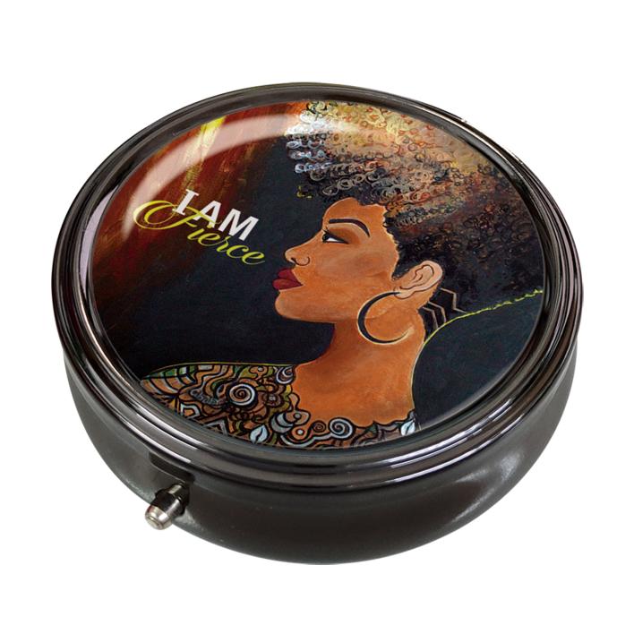 Pill Box Cases - Shades of Color Black Gifts