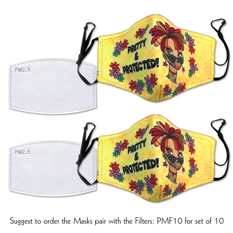 African American African American Face Masks - Face Coverings by Shades ...