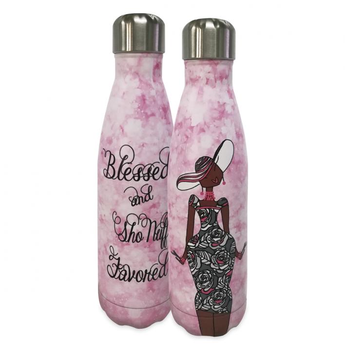Stainless Steel Bottles - Black Gifts by Shades of Color