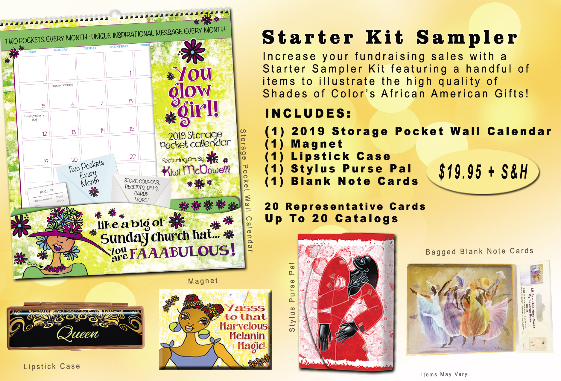 STK1 - African American Fundraising Starter Kit - Shades of Color