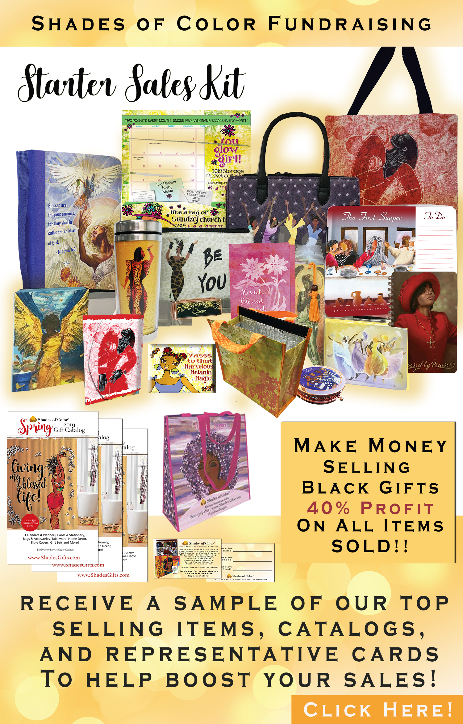 Representatives Sampler Kit for African American Fundraising - Large